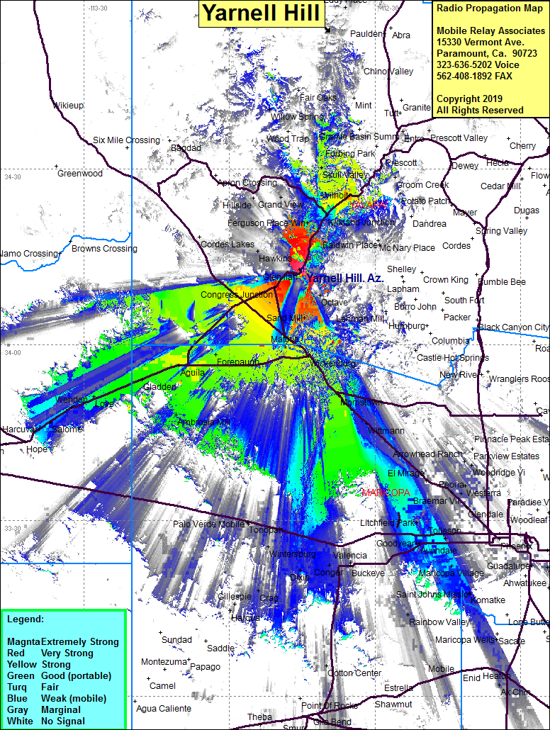 Radio Tower Site - Yarnell Hill, Yarnell, Yavapai County, Arizona - MRA
