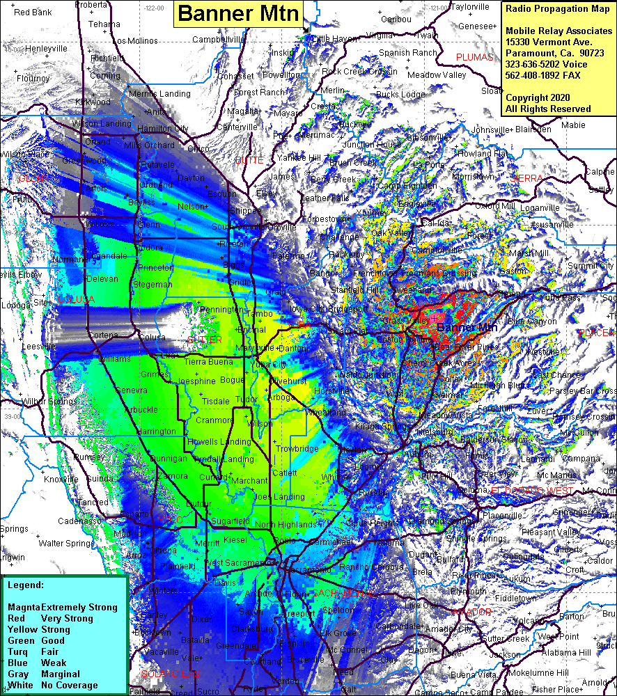 Radio Tower Site - Banner Mtn, Nevada City, Nevada County, California - MRA
