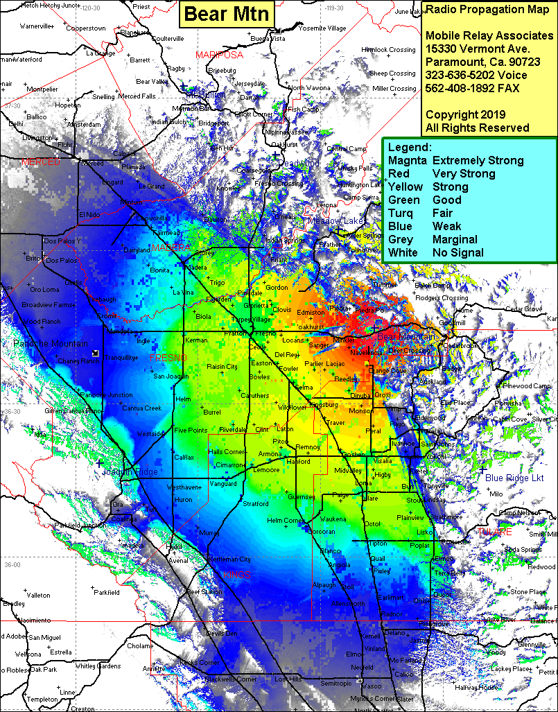 Radio Tower Site - Bear Mtn, Fresno, Sanger, Fresno County, California ...