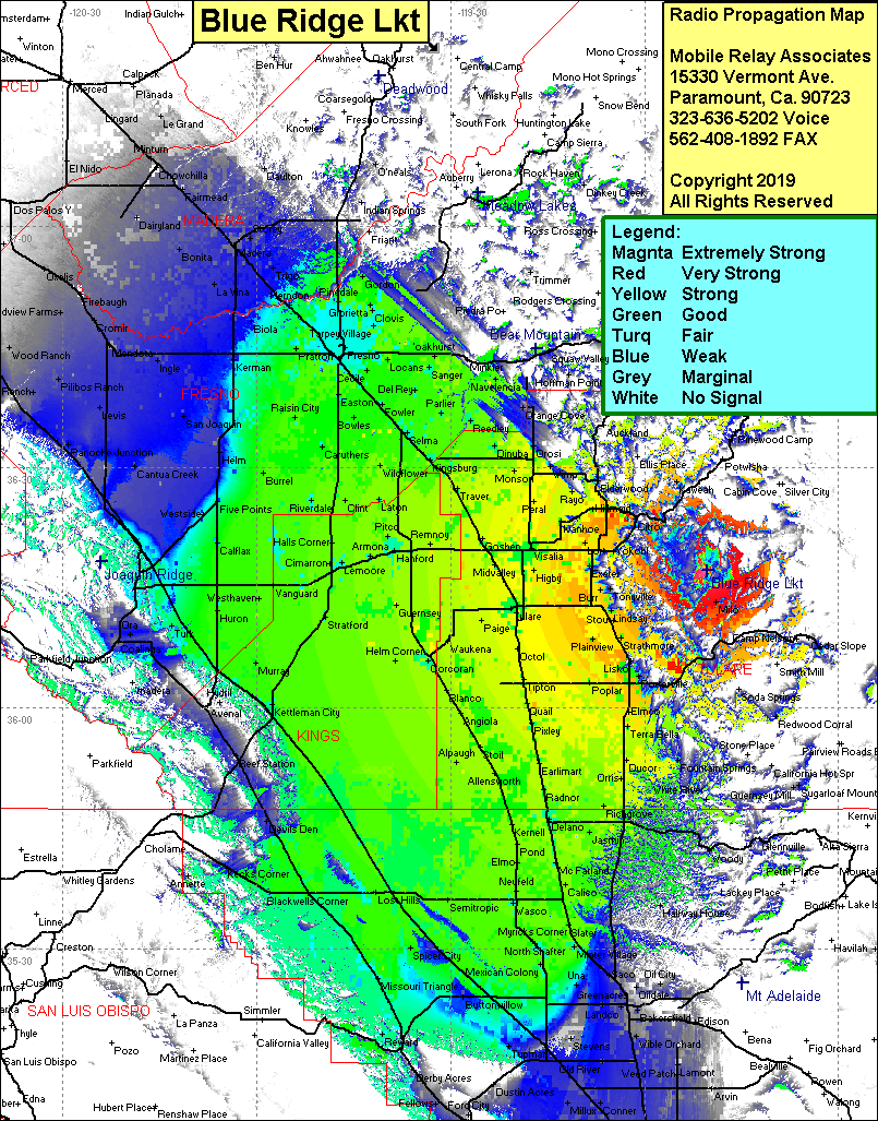 Radio Tower Site - Blue Ridge Lookout, Exeter, Tulare County ...