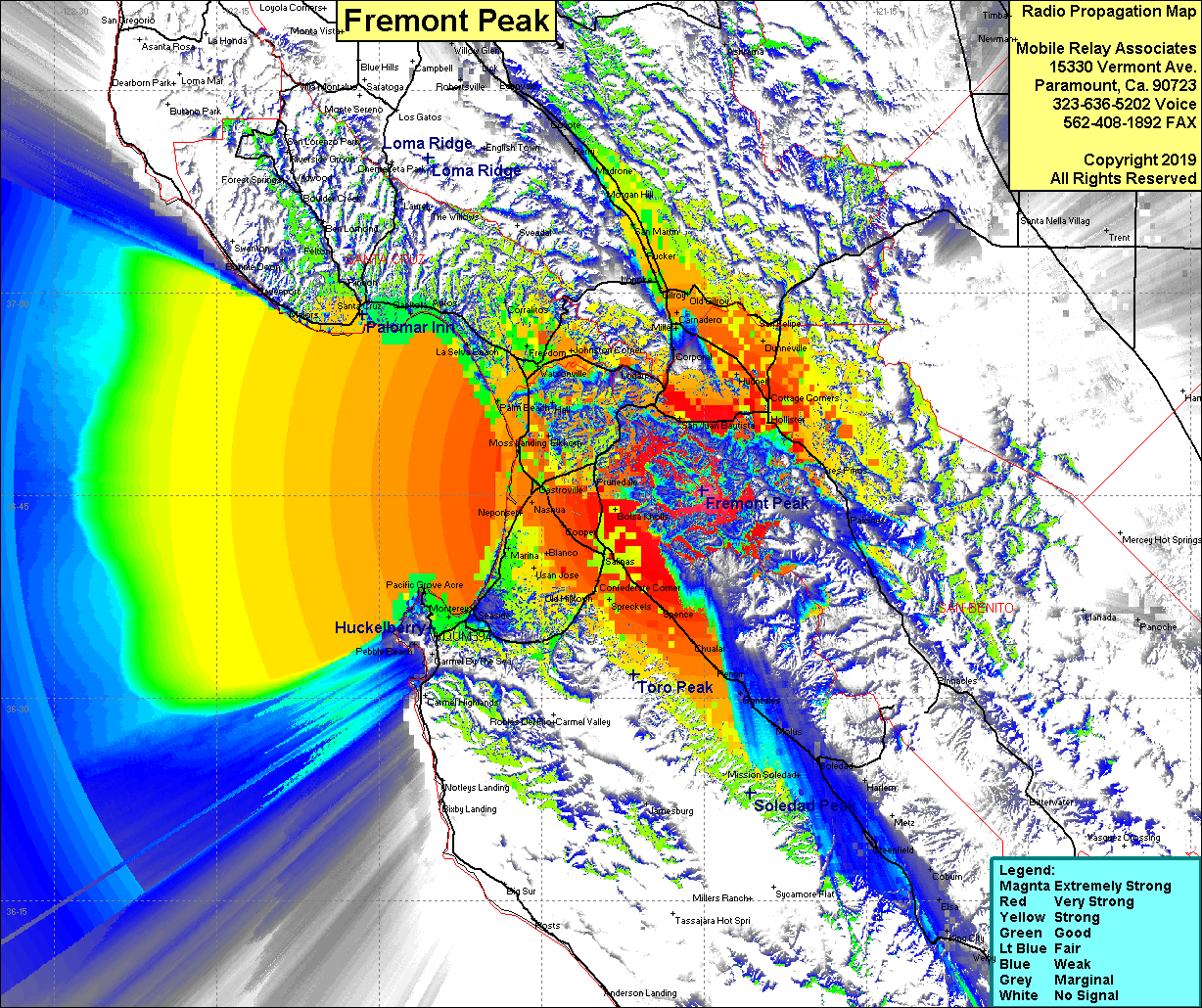 Radio Tower Site - Fremont Peak, Salinas, Monterey County, California - MRA