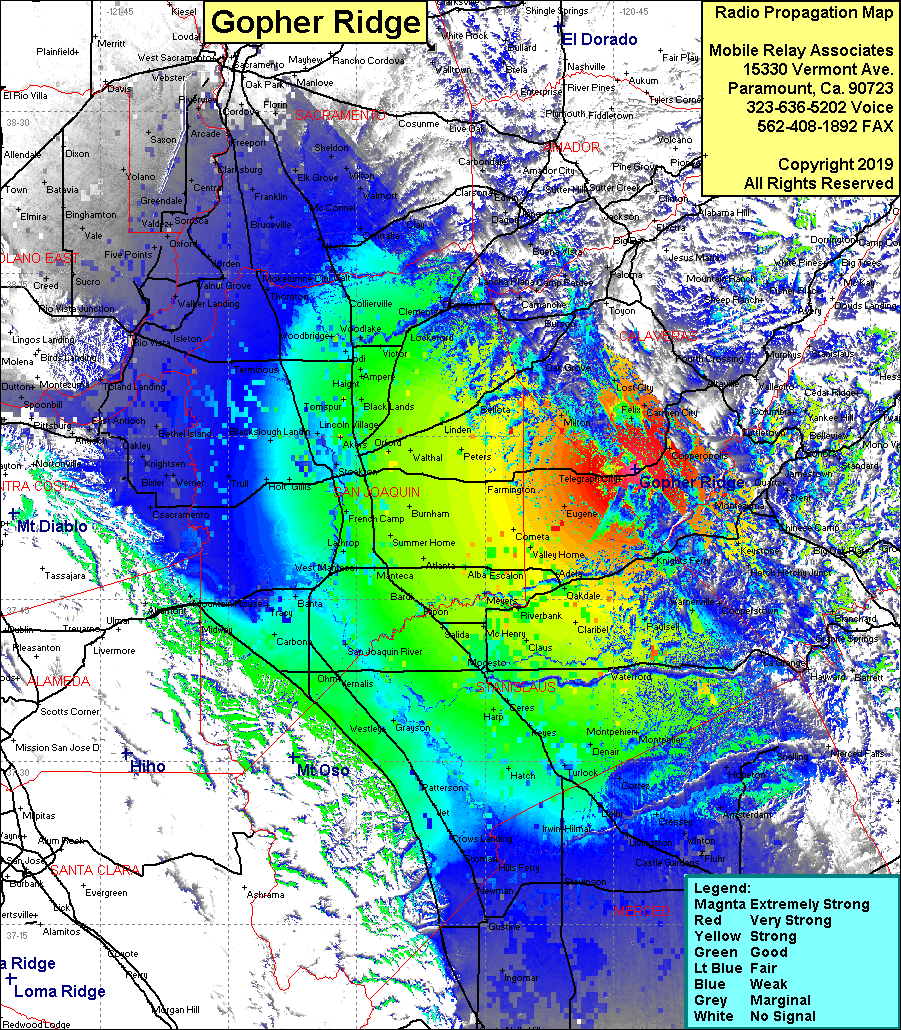 Radio Tower Site - Gopher Ridge, Telegraphic City, Calaveras County ...