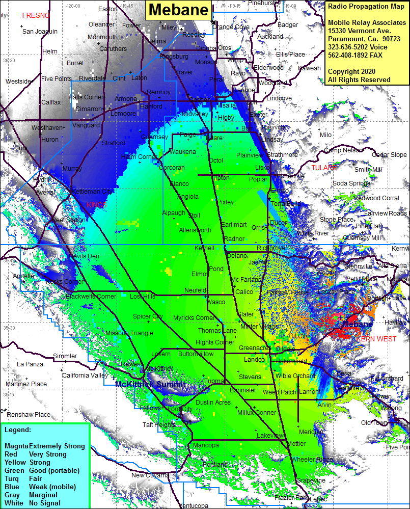 Radio Tower Site - Mebane, Havilah, Kern County, California - MRA