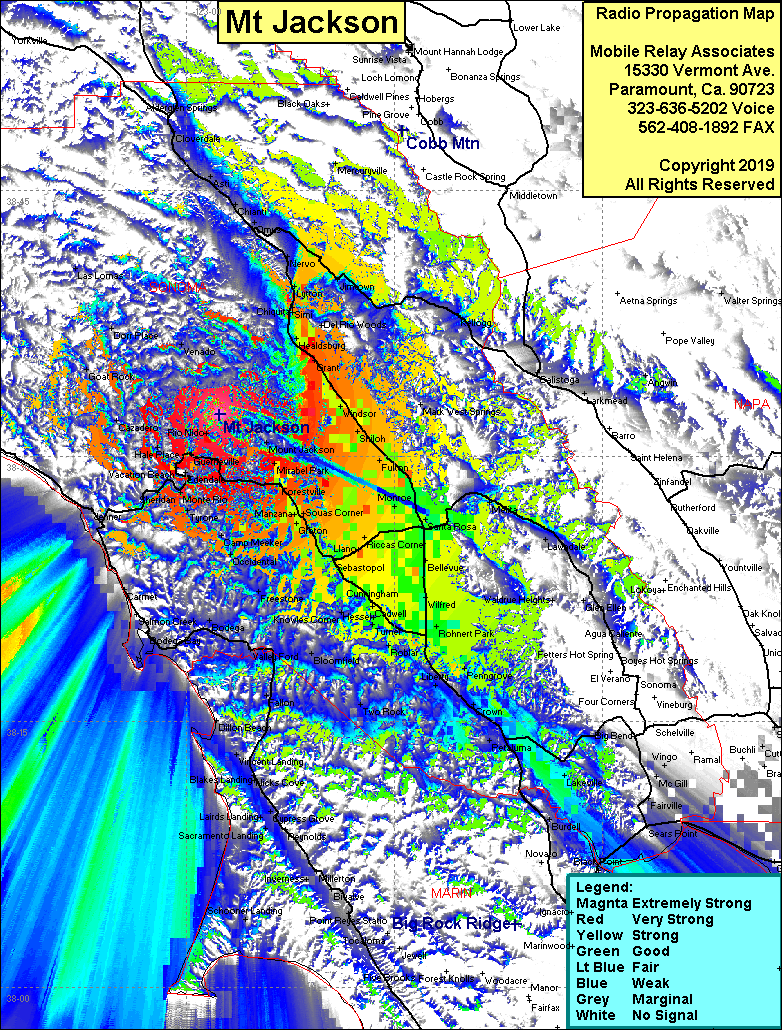 Radio Tower Site - Mt Jackson, Rio Nido, Sonoma County, California - MRA