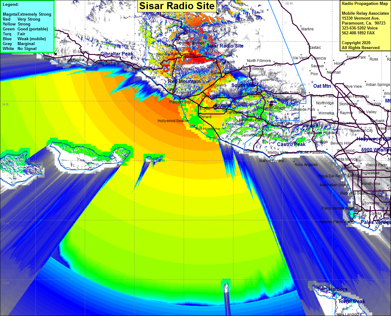 Radio Tower Site - Sisar Radio Site, Ojai, Ventura County, California - MRA
