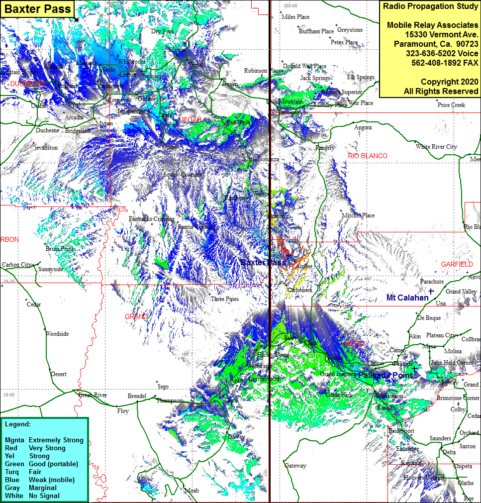 Radio Tower Site - Baxter Pass, Atchee, Garfield County, Colorado - MRA