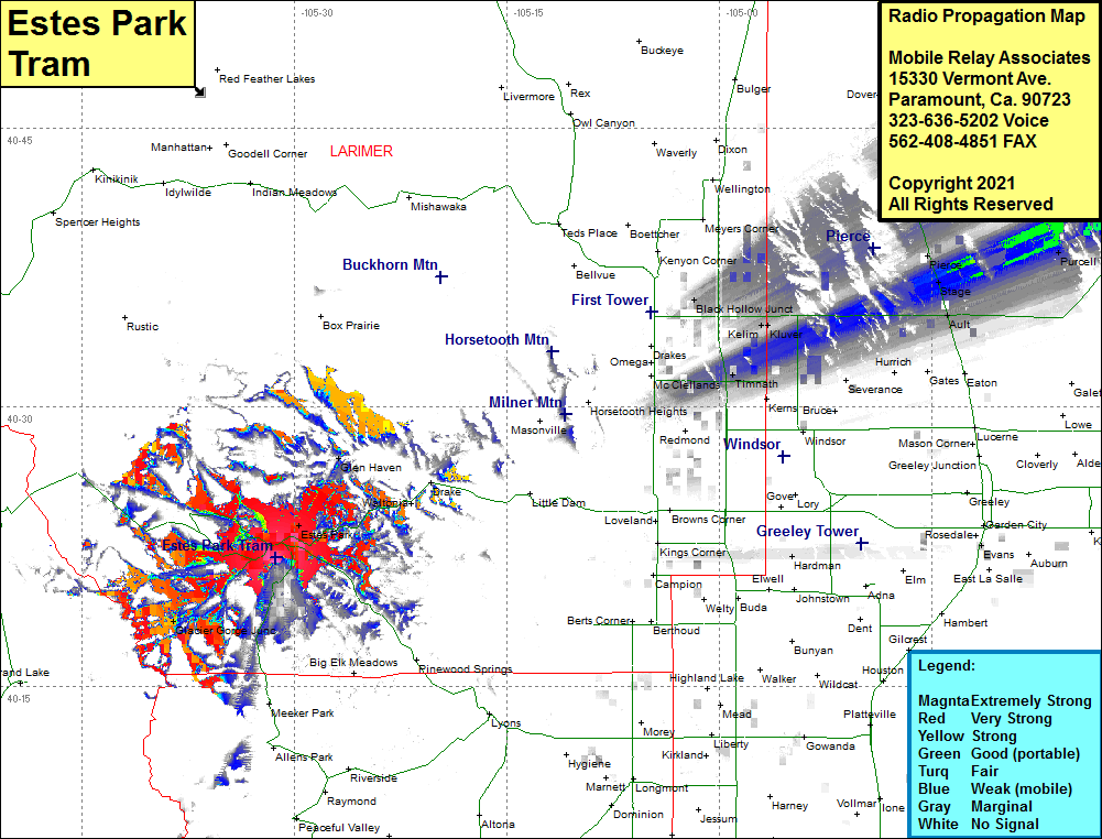 Radio Tower Site - Estes Park Tram, Estes Park, Larimer County ...