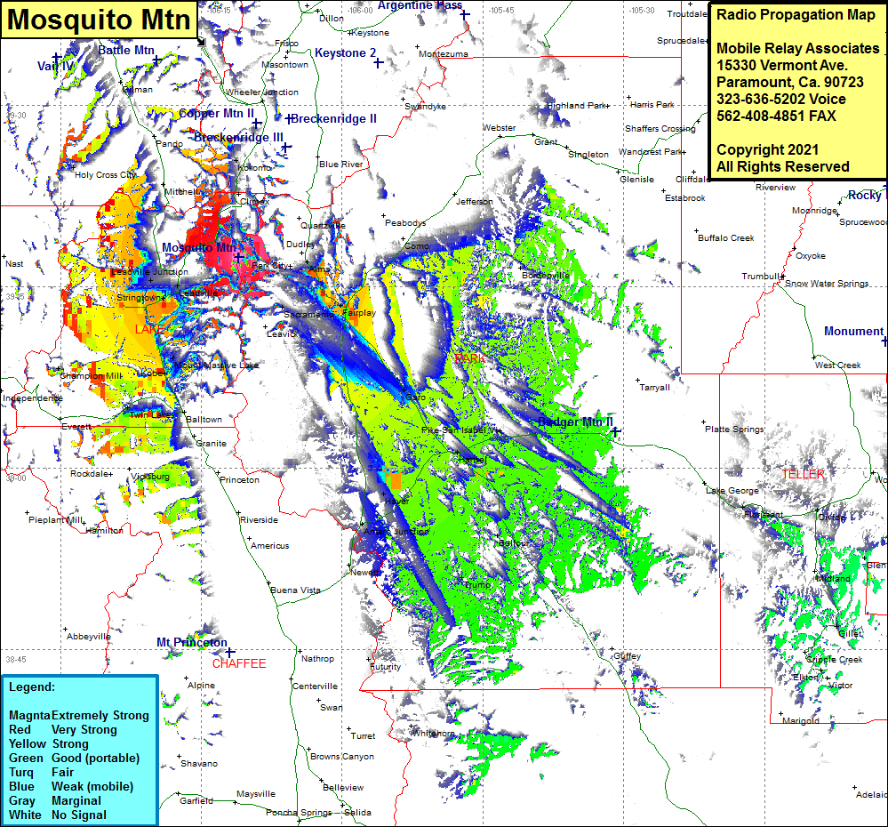 Radio Tower Site - Mosquito Mtn, Leadville, Lake County, Colorado - MRA