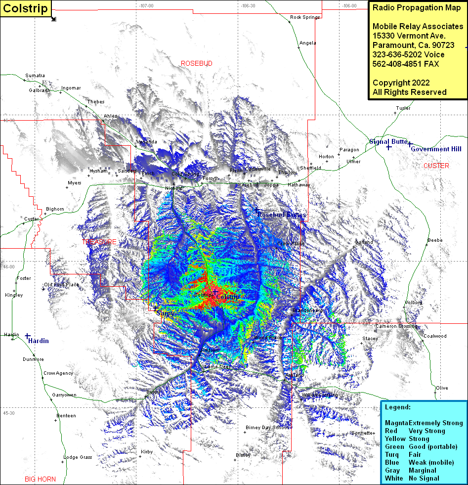 Radio Tower Site - Colstrip, Colstrip, Rosebud County, Montana - MRA