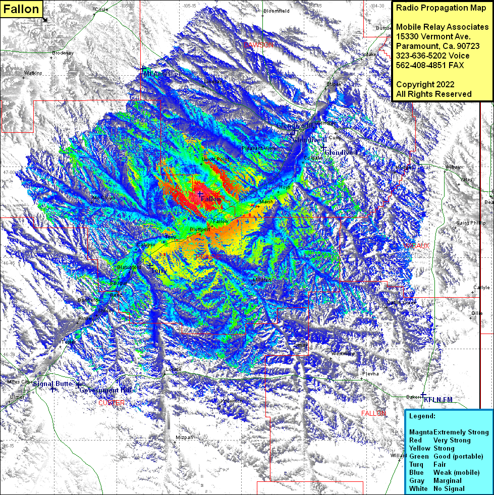 Radio Tower Site - Fallon, Marsh, Dawson County, Montana - MRA