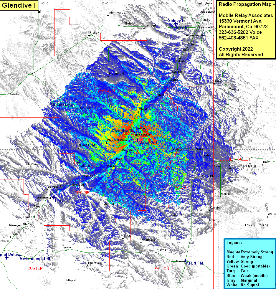 Radio Tower Site - Glendive I, Glendive, Dawson County, Montana - MRA