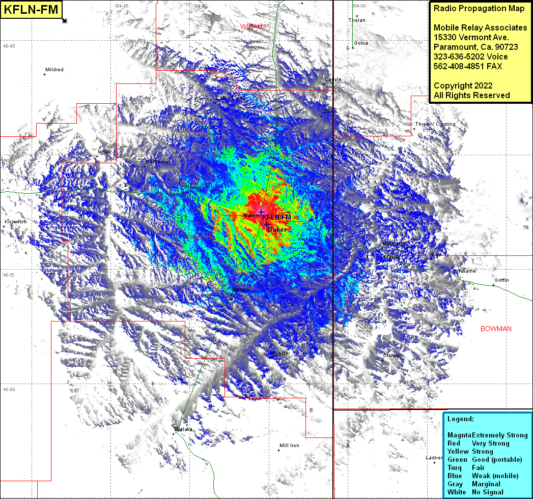 Radio Tower Site - KFLN-FM, Baker, Fallon County, Montana - MRA