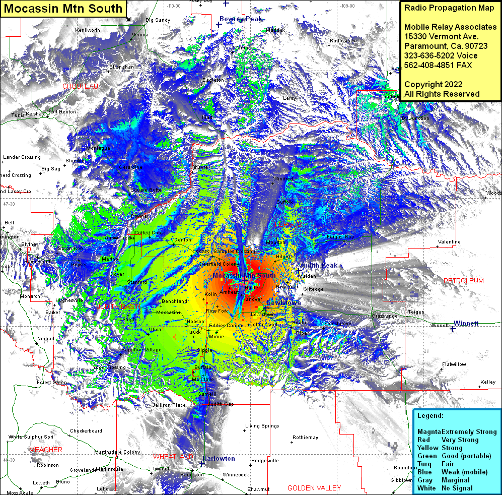 Radio Tower Site - Mocassin Mtn South, Brooks, Fergus County, Montana - MRA