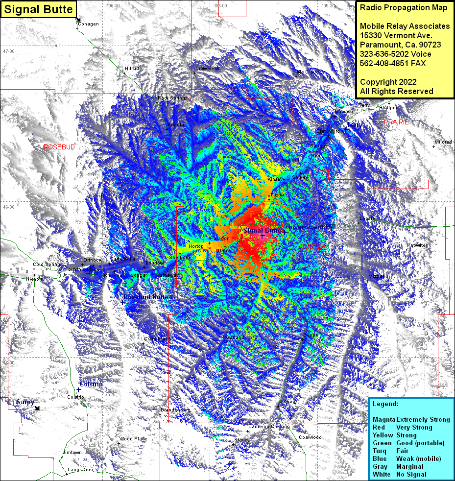 Radio Tower Site - Signal Butte, Miles City, Custer County, Montana - MRA