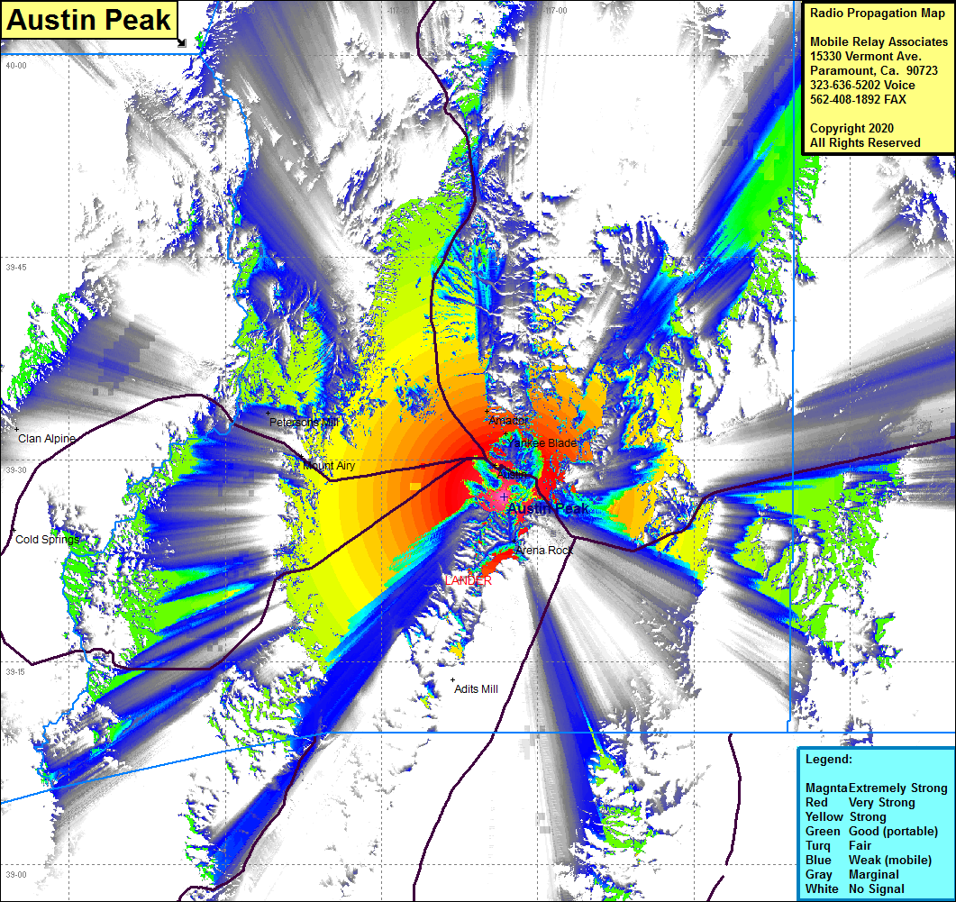 Radio Tower Site - Austin Peak, Austin, Lander County, Nevada - MRA