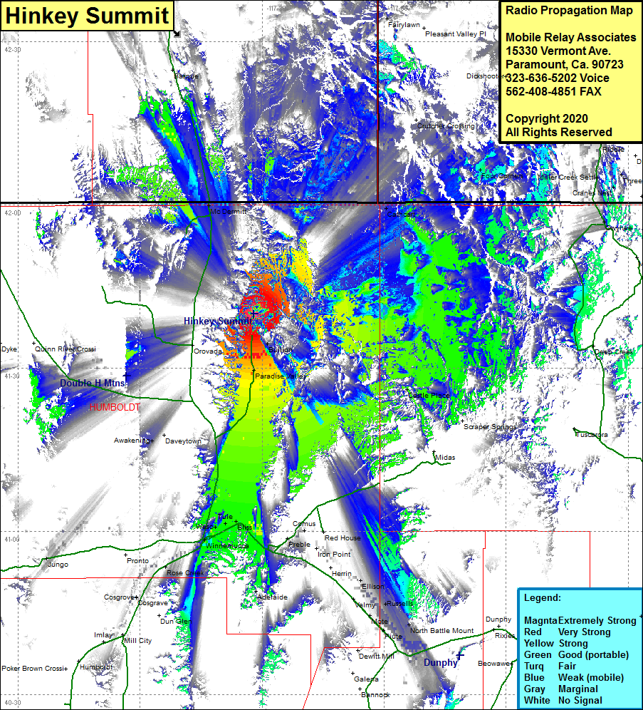 Radio Tower Site - Hinkey Summit, Bullion, Humboldt County, Nevada - MRA