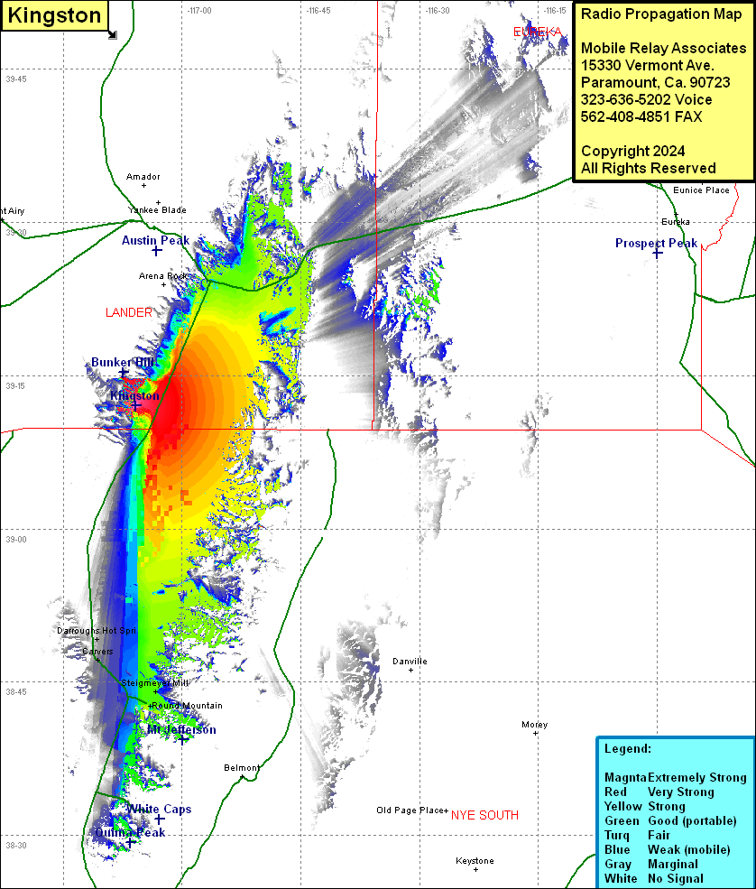 Radio Tower Site - Kingston, Austin, Lander County, Nevada - MRA