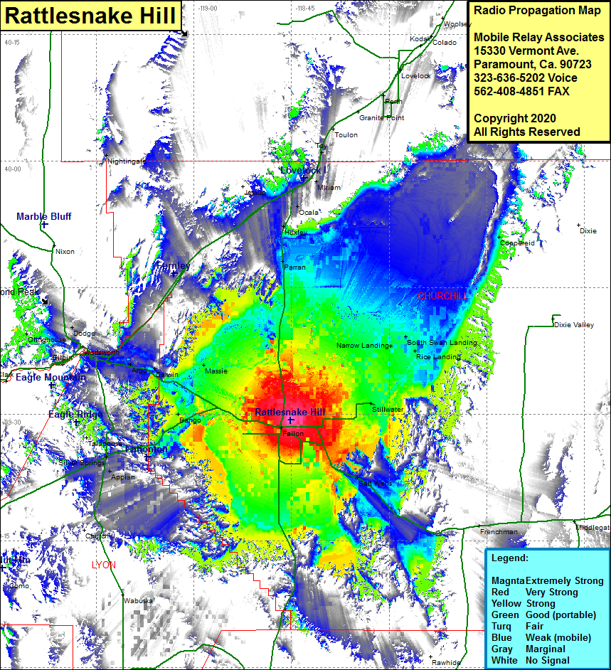 Radio Tower Site - Rattlesnake Hill, Fallon, Churchill County, Nevada - MRA