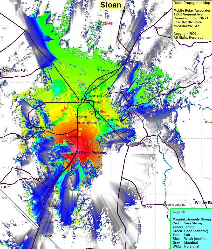 Radio Tower Site - Sloan, Erie, Clark County, Nevada - MRA