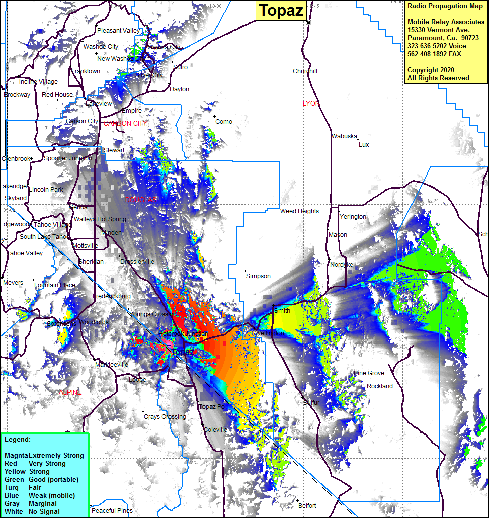Radio Tower Site - Topaz, Holbrook Jct, Douglas County, Nevada - MRA