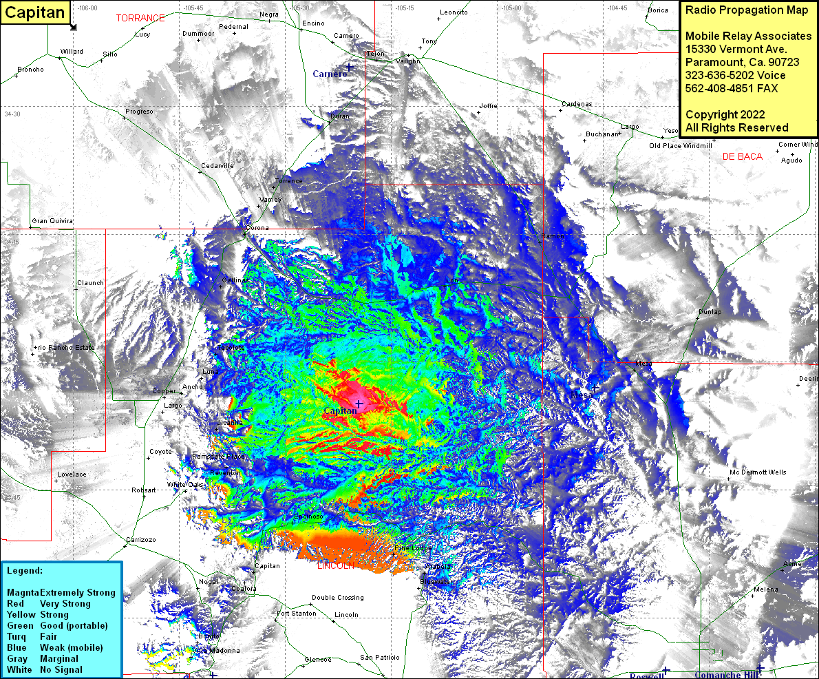 Radio Tower Site - Capitan, Capitan, Lincoln County, New Mexico - MRA