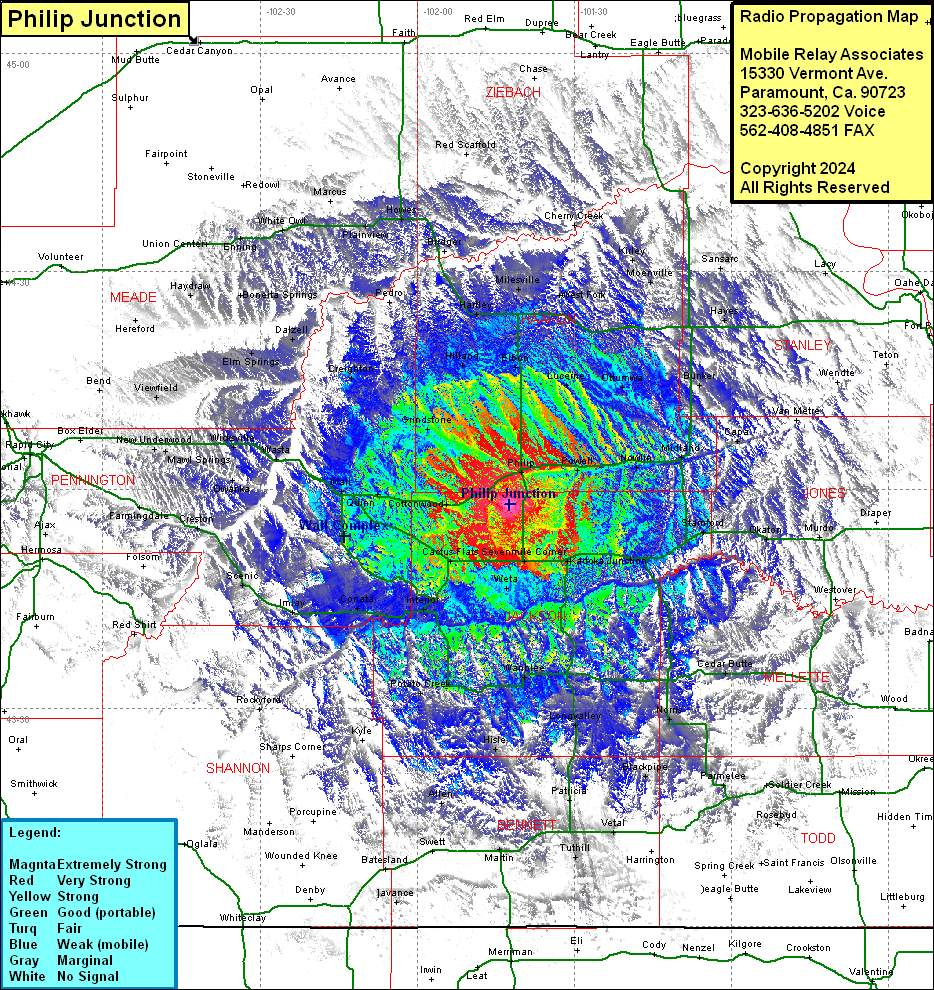 Radio Tower Site - Philip Junction, Philip, Jackson County, South ...