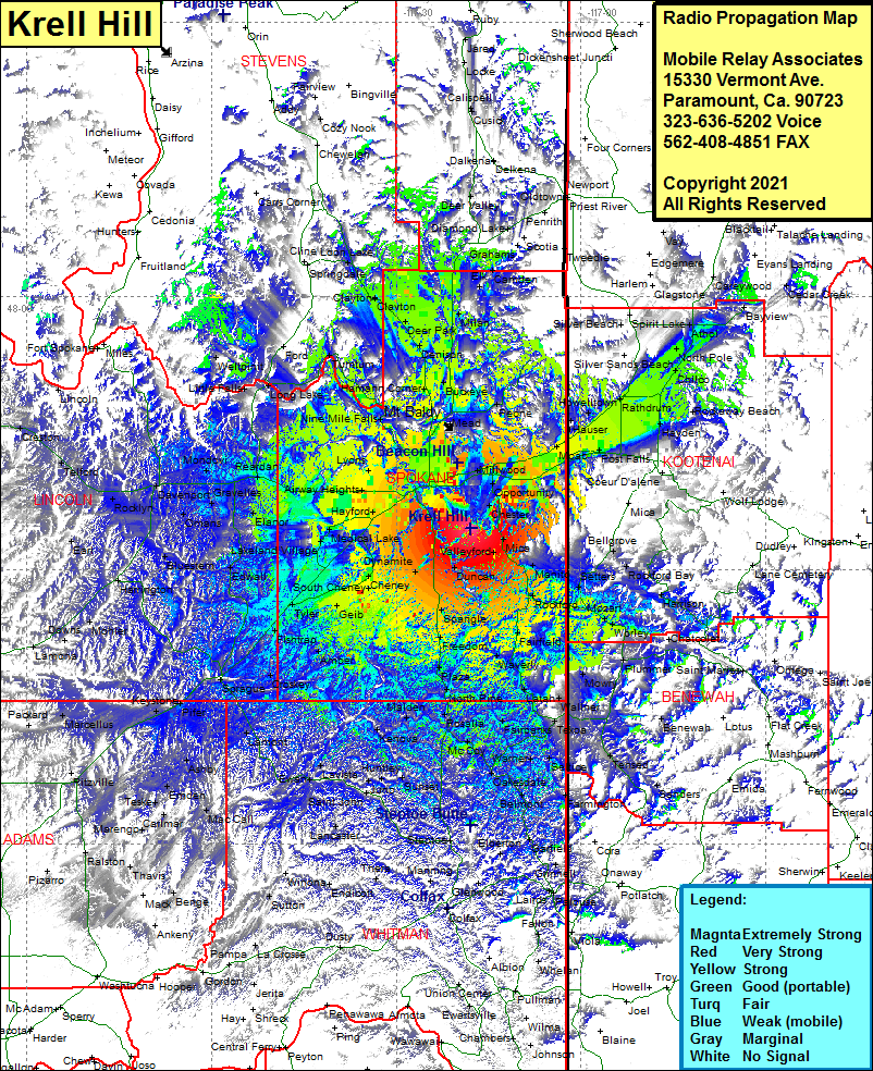 Radio Tower Site - Krell Hill, Glenrose, Spokane County, Washington - MRA
