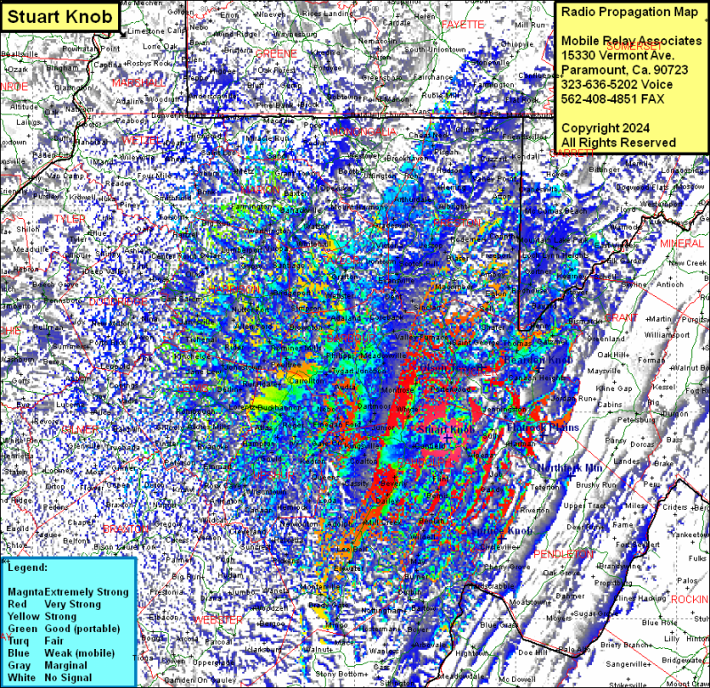 Radio Tower Site - Stuart Knob, Bowden, Randolph County, West Virginia ...