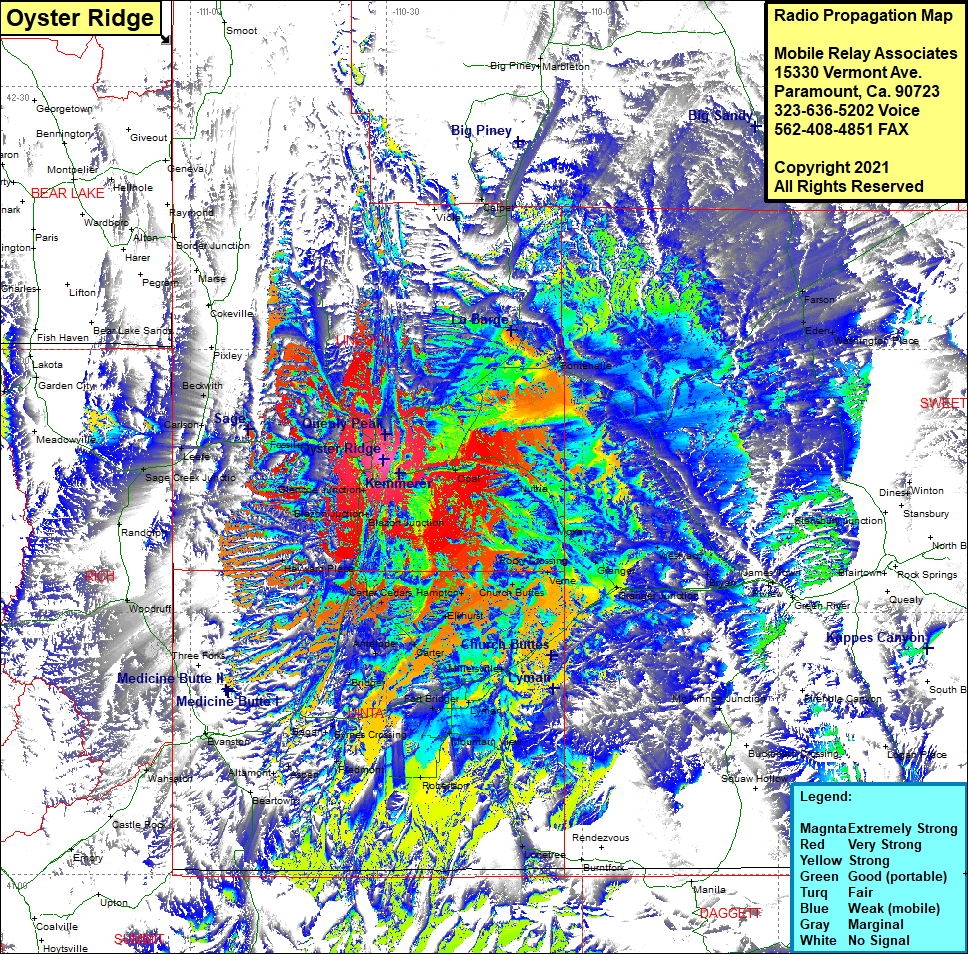 Radio Tower Site - Oyster Ridge, Kemmerer, Lincoln County, Wyoming - MRA