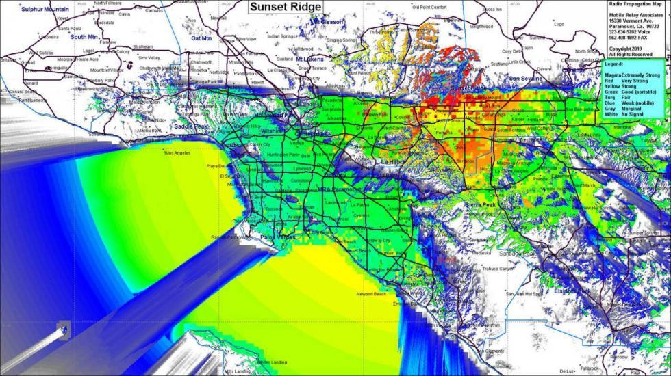 Sunset Ridge - MRA Radio Tower Site California